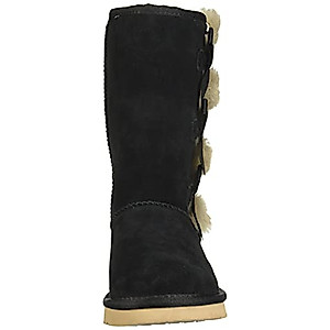 Koolaburra by UGG womens Victoria Tall Fashion Boot, Black, 9 US
