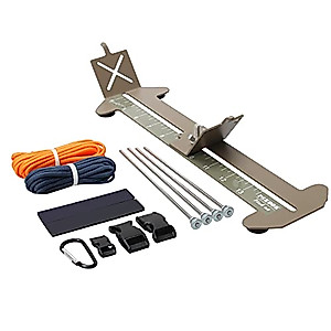 Catcan 2 in 1 Paracord Jig, Paracord Bracelet and Paracord Jig Making Kit, Adjustable Length DIY Craft Paracord Tools 4" to 13" with Free Cord and Buckles