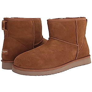 Koolaburra by UGG mens Burra Mini Ankle Boot, Chestnut, 9 US