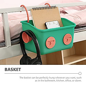 Cabilock Shower Organizer Shower Organizer Bath Plastic Hanging Basket bathroom wall basket bedside storage organizer plastic storage basket Bedside Sundries Bathtub Toy Storage Plastic Storage Bins