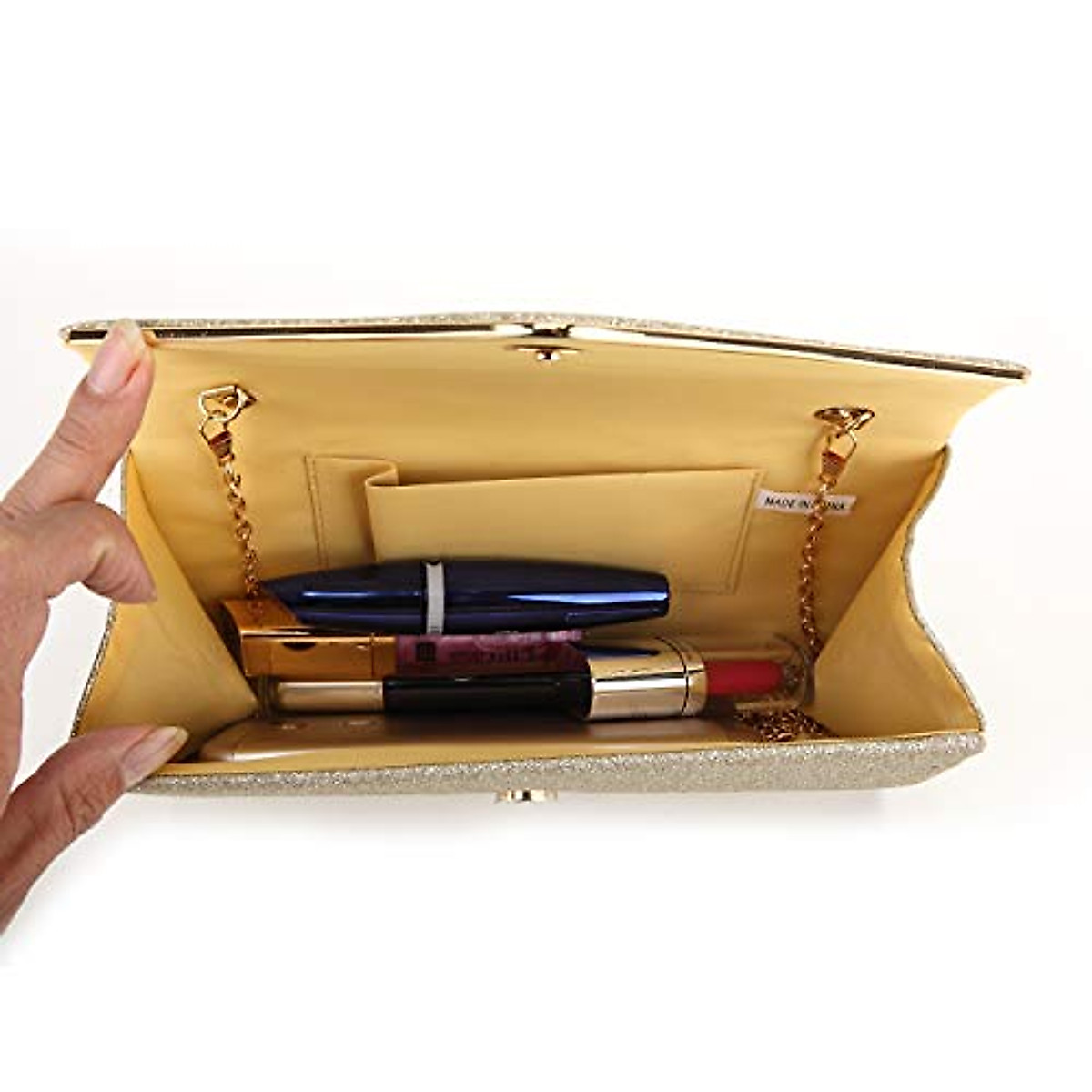 Nodykka Clutch Purses For Women Evening Bags Sparkling Shoulder Envelope Party Cross Body Handbags