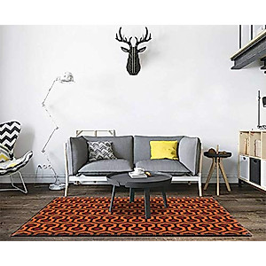 The Shining Overlook Hotel Area Rugs Floor Mat Non Slip Throw Rugs Soft Door Mat Nursery Carpet for Living Room Home Indoor Outdoor Runner Rugs Yoga Mat