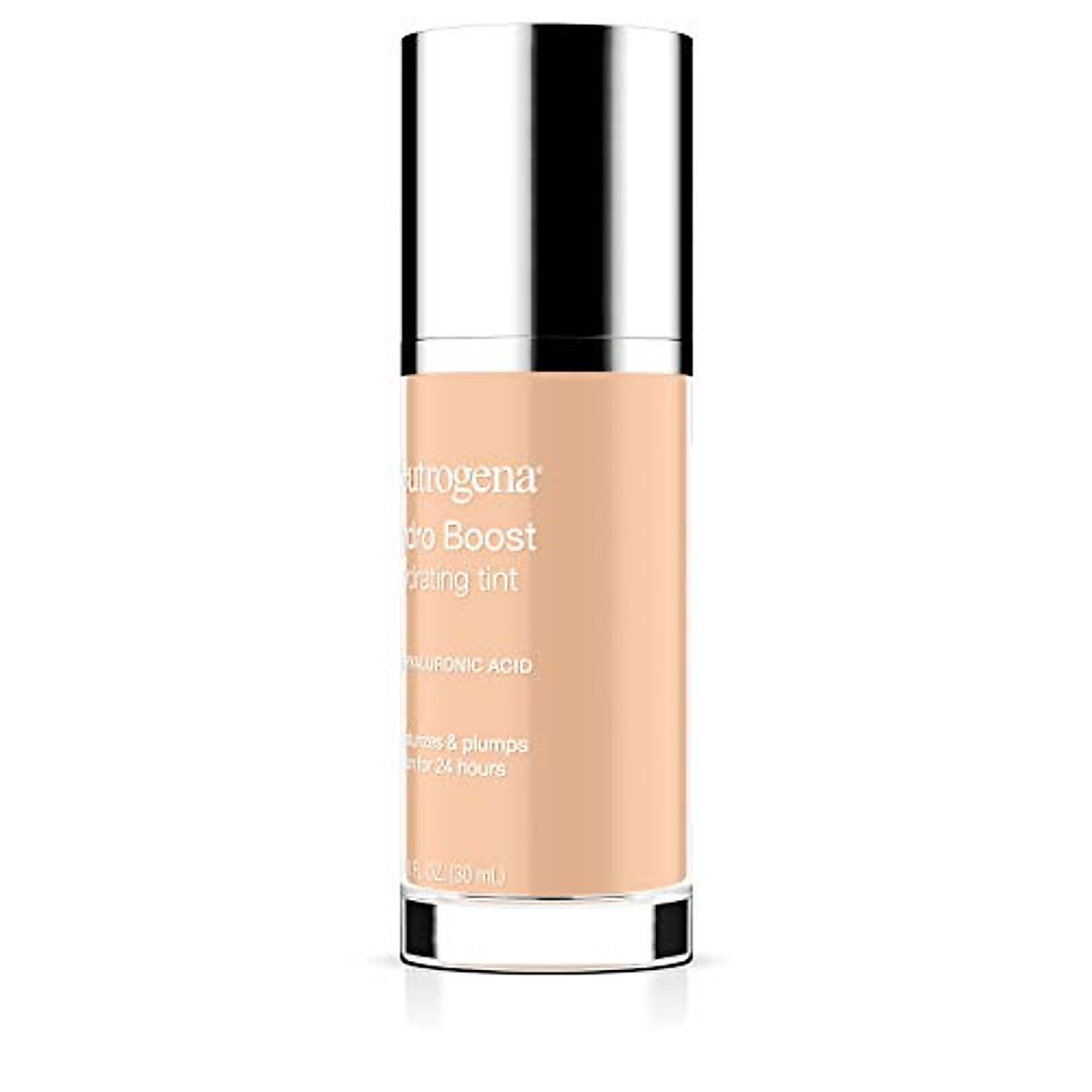 Neutrogena Hydro Boost Hydrating Tint with Hyaluronic Acid, Lightweight Water Gel Formula, Moisturizing, Oil-Free & Non-Comedogenic Liquid Foundation Makeup, 10 Classic Ivory, 1.0 fl. oz
