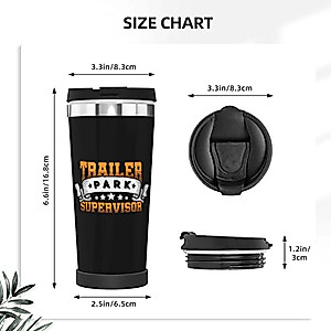 Trailer-Park-Supervisor Coffee Mug Coffee Cup Double Insulated Stainless Steel Insulation Coffee Cup