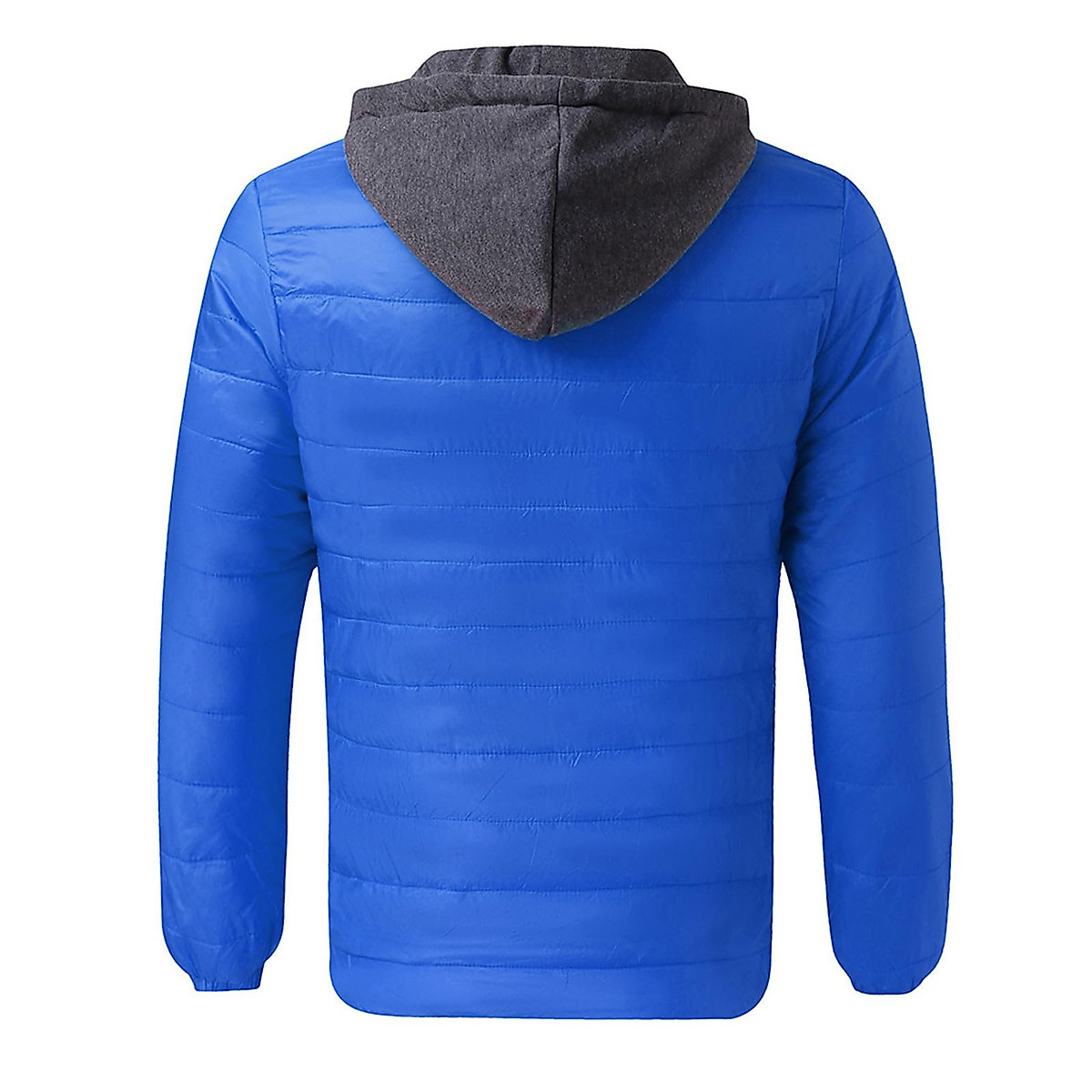 GIANTHONG Windbreaker Men Golf Jackets for Men Mens Jacket Grey Hoodie Cardigan Mens Jacket Mens Plush Lined Jacket Winter Hoodies for Men Blazer for Men Mens Parka Jacket(Royal Blue,XX-Large)