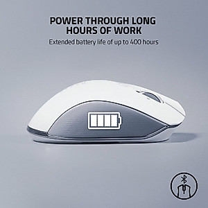 Razer Pro Click Humanscale Wireless Mouse: Ergonomic Form Factor - 5G Advanced Optical Sensor - Multi-Host Connectivity - 8 Programmable Buttons - Extended Battery Life of up to 400 Hours