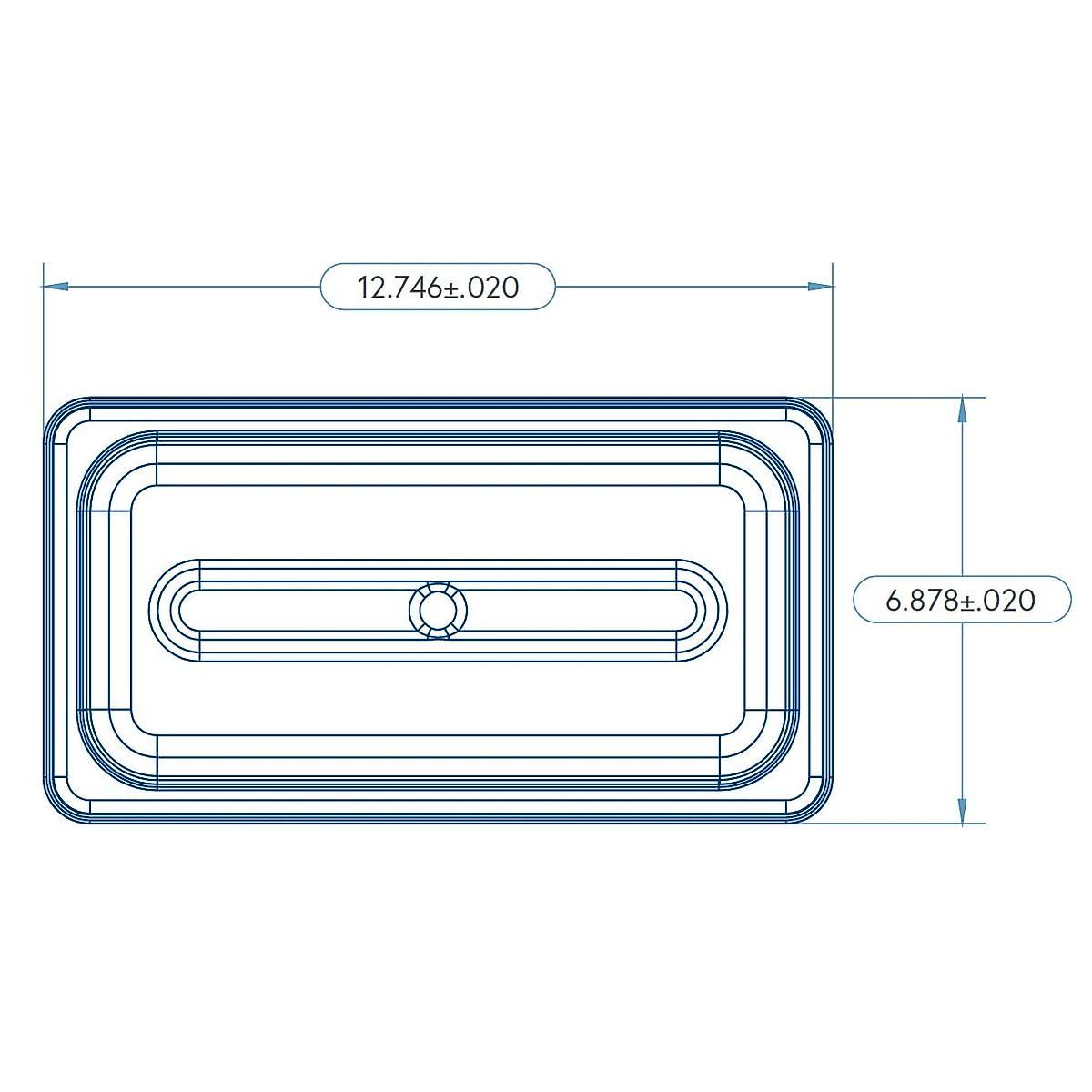 Carlisle FoodService Products Storplus Permalabel Food Storage Container Food Pan with Integrated Label for Kitchen and Restaurant, Polycarbonate, 1/3 Size 6 Inches Deep, Clear - (Pack of 6)