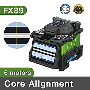 Fiber Splicing Machine FX39 Fusion Splicer Fibra Encoladora Ee Ea Fusión + QX50-S Fiber Optic OTDR Optical Time Domain Reflectometer + Optic Power Meter KPM-35+ KFL-35 SM Fib Light Source