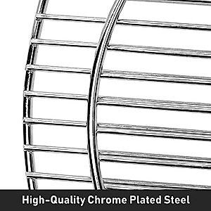 X Home Grill Grate for 22 Inch Weber Charcoal Grill, Upgraded 8835 Gourmet BBQ System Hinged Cooking Grate, 21.5 x 21.5 Inch