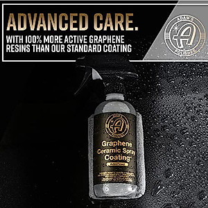 Adam's Polishes Advanced Graphene Ceramic Spray Coating (12oz) - 18+ Month Sprayable Graphene Oxide Ceramic Coating for Cars, Boats, RV's & Motorcycle | Adds Extreme Gloss, Depth, Shine & Protection