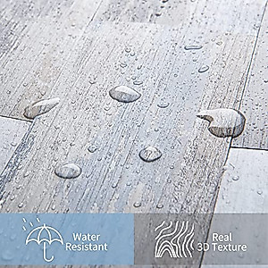 Art3d 102-Piece Peel and Stick Tile Backsplash for Kitchen Bathroom, 3in. x 6in. Stick on Subway Tile Distressed Wood Plank