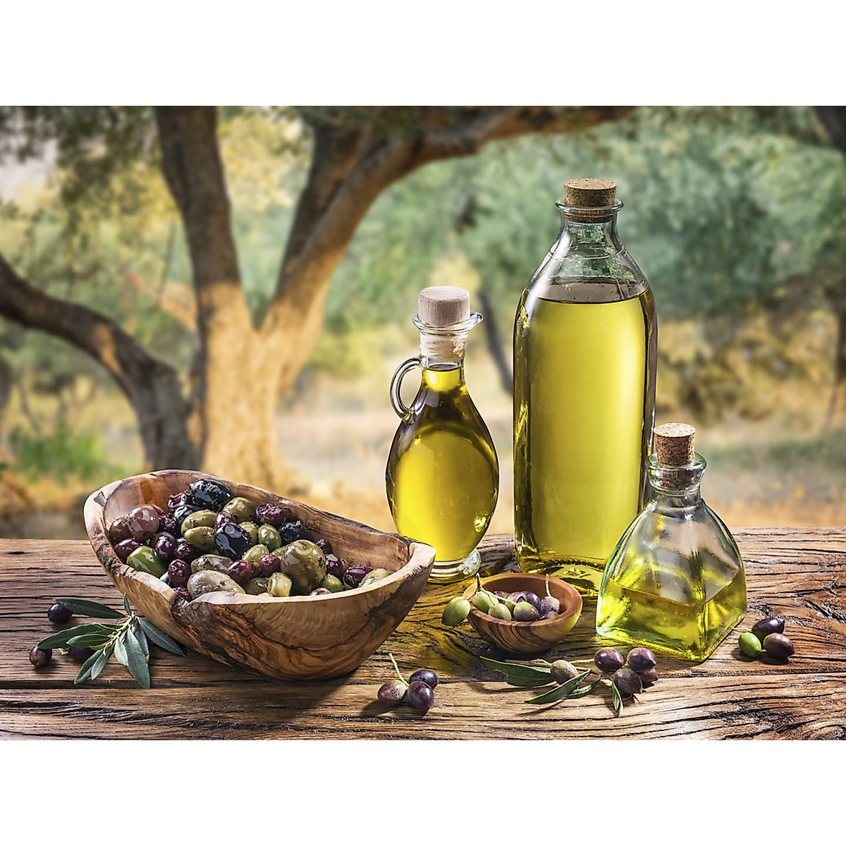 100% California Extra Virgin Olive Oil (MEDIUM) Rich & Vibrant Cold Press One Bottle 33.8 fl. oz/1L. each. By: California Olive Ranch