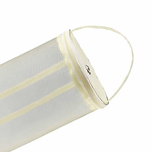 Cabilock Tool Organizer Bag Bag Beige Mesh Hook Storage Diy Crochet Woolen Yarn Knitting Mesh Organizer Bags