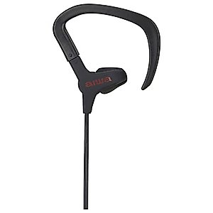 AIWA Train in Ear Wireless Headphones with 10 Hour Playback Time, 10mm Drivers, IPX4 Waterproof and Sweatproof Bluetooth Earbuds, Secure Wingtips, Perfect for The Gym