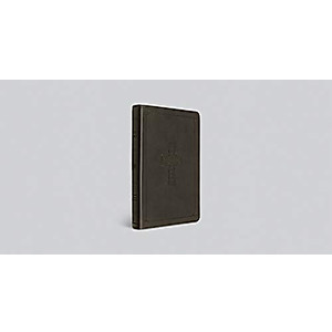 ESV Large Print Value Thinline Bible (TruTone, Olive, Celtic Cross Design)