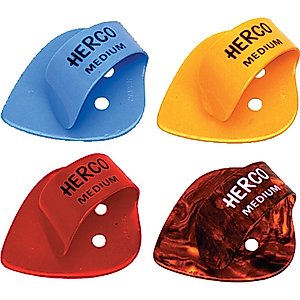 JIM DUNLOP HE112 Flat Thumbpicks, Medium, 24/Bag