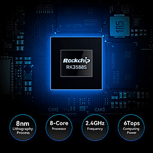 Khadas Mini ARM PC Desktop Computer RK3588S SoC 8‑core CPU and 4‑core GPU,6 Tops NPU,Small Portable Compact Desktop Computer 16GB RAM+64GB 8K HD Display&Decoder, 4K UI & Wi-Fi 6, BT 5.0…