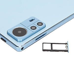 ASHATA Tablet 10.1 Inch for Android 11, 4GB RAM 128GB ROM Tablet, HD Screen MTK6762 Front 2MP Rear 5MP Camera with WiFi BT FM OTG 5000mAh Dual SIM Card Slots (Blue)