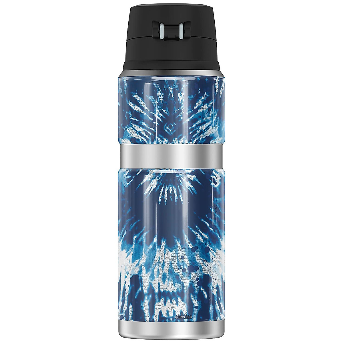 Jaws Ocean Tie Dye THERMOS STAINLESS KING Stainless Steel Drink Bottle, Vacuum insulated & Double Wall, 24oz