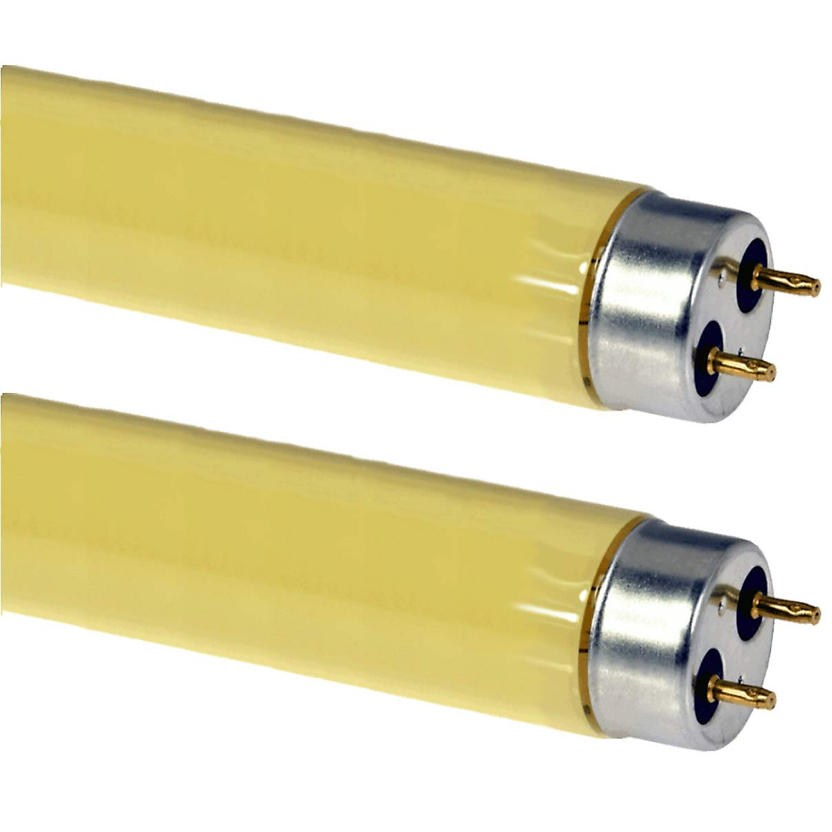 GoodBulb 32-Watt Screen Room Gold Fluorescent Tubes | T8 Shape G13 Base | Gold Light Color | Screening Rooms for Print | Pack of 2 Bulbs