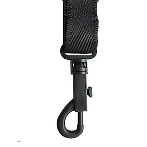Xinlink Professional Black Soft Padded Saxophone Neck Strap with Snap Hook for Alto Tenor Soprano Baritone Sax Music Accessories