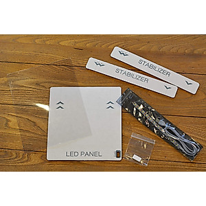 Scanner Bin - Add-on Kit (LED Attachment, stabilizer Bars, Flat Sheet, Bumpers)