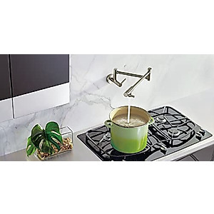 Moen Modern Spot Resist Stainless Wall Mount Swing Arm Folding Pot Filler, Double Jointed Kitchen Faucet, S665SRS