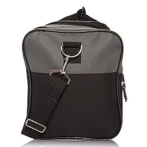 Dalix 17'' Blank Duffle Bag in Gray and Black Medium