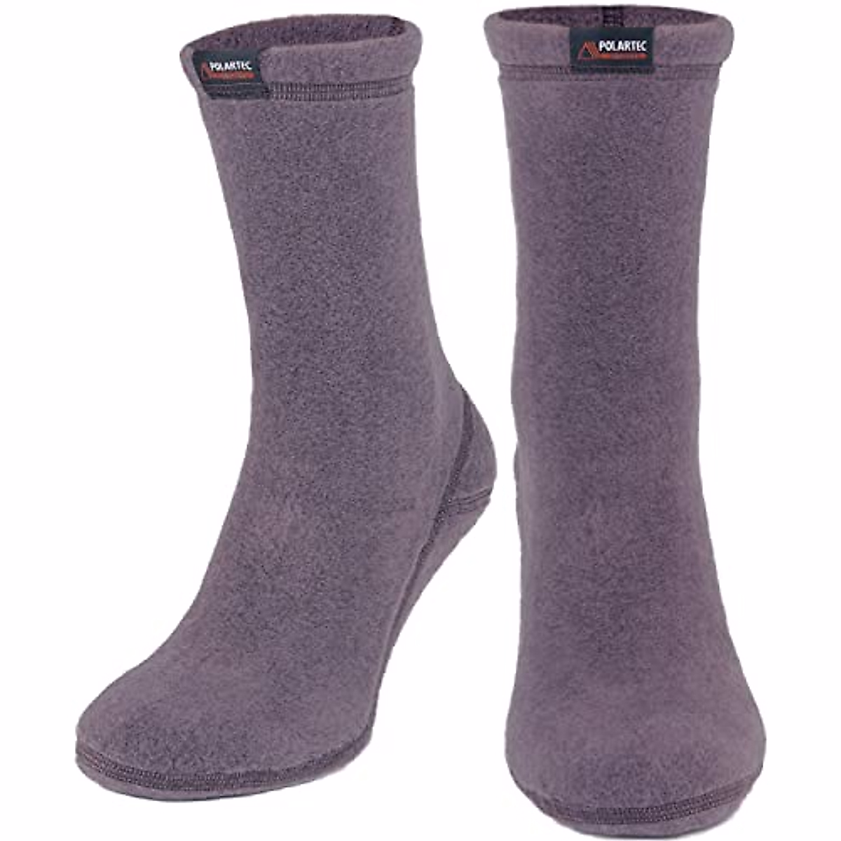 CheshKit Soft Thermal Boot Liner Socks - Outdoor Sport - Polartec Fleece Winter Socks (1 Pair Pack, Medium, Dark Grape)