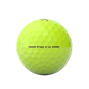 Titleist Pro V1x One Dozen Yellow Golf Balls