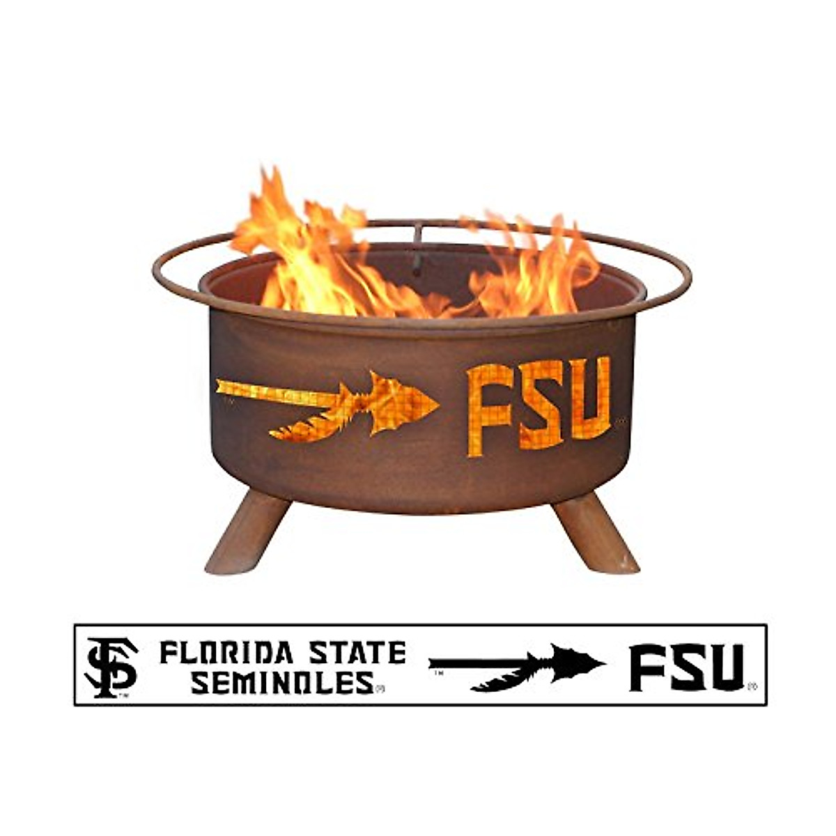 Patina Products F211, 30 Inch Florida State Fire Pit
