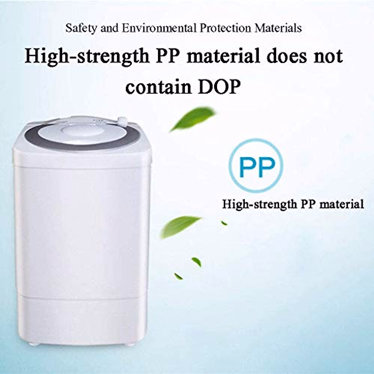 ZLXDP Mini Washing Machine Small Mini Large Capacity Single Barrel Semi-Automatic Single Cylinder Household