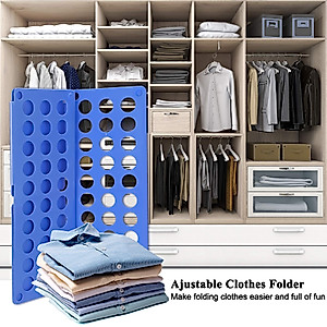 Clothes Folding Board Adjustable Shirt Folder Plastic T shirt Clothes Folder For Adult Children Space Saving Foldable Household Clothing Organizer Room Organization Laundry Folder For Kid Size Or Adult Plus Size Clothes