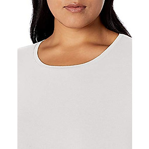 Amazon Essentials Women's Short-Sleeve Crewneck T-Shirt, White, 2X