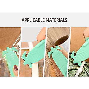 70-Pack Safety Box Cutter, T TOVIA SK2 Stainless Steel Concealed Blade Package Opener with Tape Splitter for Cartons, Cardboard, Wrap, Straps, Film (30 Green, 20 Pink, 20 Yellow)