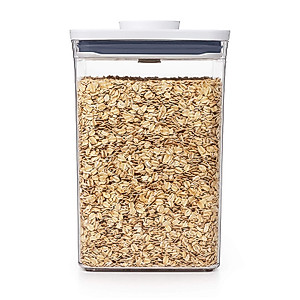 OXO Good Grips POP Container 4.4-Quart Square Airtight Food Storage for for Flour and More (Set of 4)