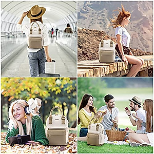 LOVEVOOK Mini Backpack for Women Girls Stylish Waterproof Backpack Purse with USB Port, Cute Daypack for School Travel Party