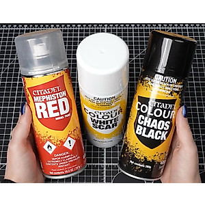 Games Workshop Citadel Spray Paint Chaos Black 9.9 Oz