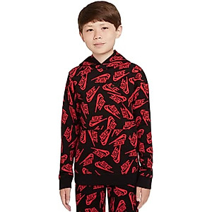 Nike Hoodie's (as1, alpha, s, regular, regular, Black/Red (DV8152-657))