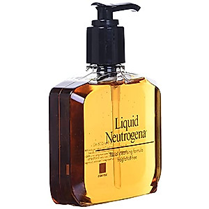 Neutrogena Fragrance Free Liquid Neutrogena, Facial Cleansing Formula, 8 oz Pump Bottles (Pack of 4)