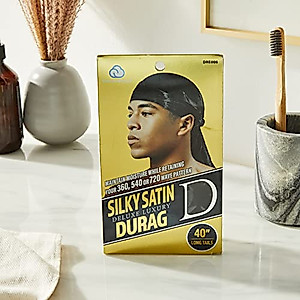 Fountain Real Black Black Jamaican Castor Oil - Beard Growth Oil - Mustache Growth - Beard Thickener - Hair Oil For Men - Luxury Satin Durag - 4 Oz