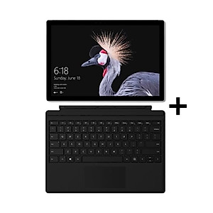 Microsoft Surface Pro 4 Tablet PC, 12.3"(2736 x 1824) Display, with 6th Gen Intel Core i5-6300U, 4GB Ram, 128GB SSD, Bluetooth, Dual Camera, Silver, Windows 10 Professional (Renewed)