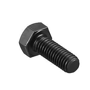 M14-2 x 70mm Carbon Steel Grade 8.8 External Hex Head Screw Bolts Metric Thread Hexagon Bolts Fastener for Hardware Furniture Machinery Black 4pcs