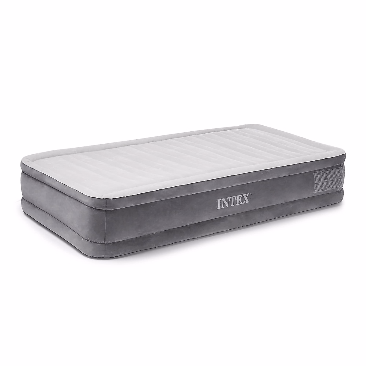 Intex Recreation 67765E Comfort Plush Mid Rise Dura-Beam Airbed with Built-in Electric Pump, Bed Height 13", Twin