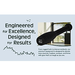 Retrospec Steel Club SC- 5lb for Men & Women's Strength Training & Full Body Workouts , Matte Black