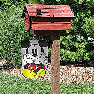 Mickey Mouse Garden Flag Home Outdoor/Indoor Yard Flag 12 X 18 Inch