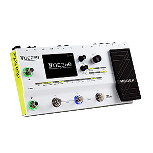 MOOER GE250 Multi Effects Processor with FX Loop, Tone Capture, MIDI Function, Global EQ, Drum Machine, Stereo Looper