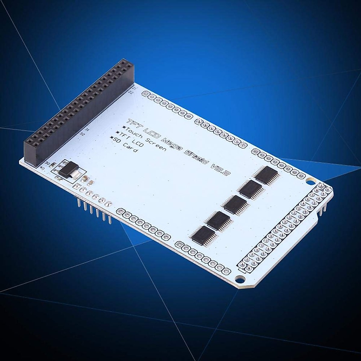 Touch LCD Shield, 3.2 inch TFT LCD Module Mega Shield V2.2 Expansion Board for Touch Screen Display for arduino Compatible with MEGA 2560