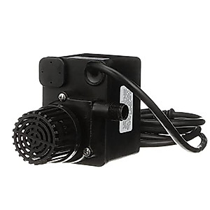 Little Giant PE-2.5F 115 Volt, 1/28 HP, 475 GPH Small Submersible Direct Drive Pump with 6-Ft. Cord, Black, 518600