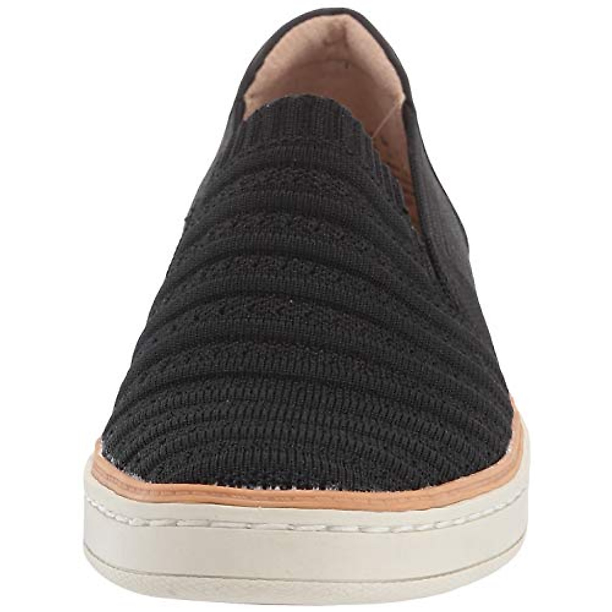 Naturalizer SOUL Womens Kemper Knit Slip On Casual Sneaker Shoe,Black Fabric,6W